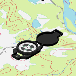Map Azimuth Compass Vector Images (39)