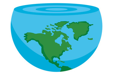 Half planet earth with leafs Royalty Free Vector Image