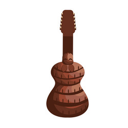 Chile charango string instrument Royalty Free Vector Image