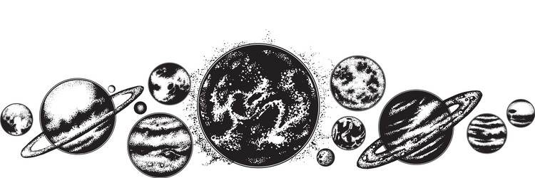 Small Solar System Drawing