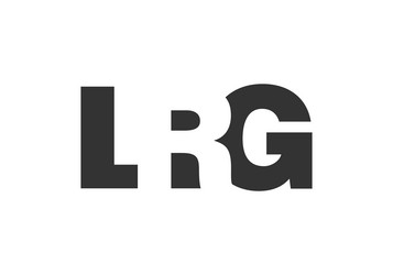 Lgx logo design initial letter l g x bold font Vector Image