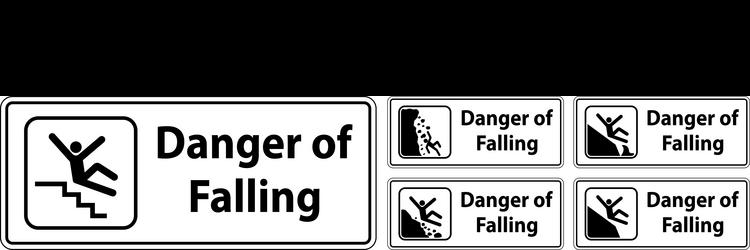 Danger sign park and guide Royalty Free Vector Image