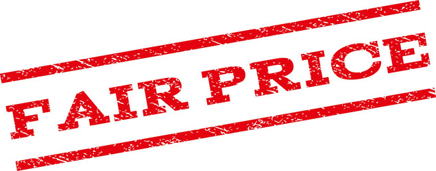Fair price watermark stamp Royalty Free Vector Image