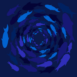 School of Fish Circle Vector Images (over 340)