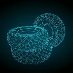 Tire Blueprint Vector Images (over 310)