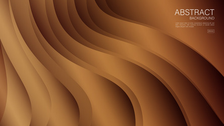 Brown wave background Royalty Free Vector Image