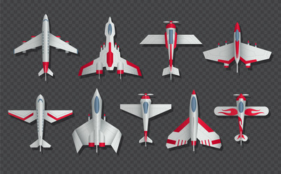 Airplane Top View Vector Images (over 2,500)