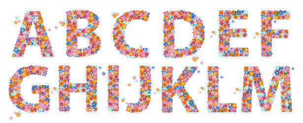 Tiny Letter Vector Images (over 1,400)