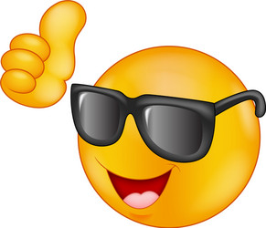 Happy Emoticon Giving Thumb Vector Images (39)