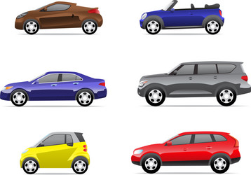 Car icon set-3 Royalty Free Vector Image - VectorStock