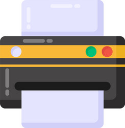 Printing machine Royalty Free Vector Image - VectorStock
