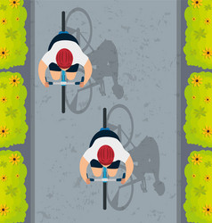 Bicycle Aerial View Bike Vector Images (72)