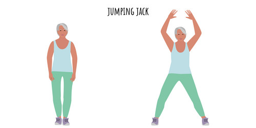 Jumping Jack Exercise Vector Images (over 190)