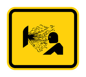 Explosion release of pressure symbol sign Vector Image