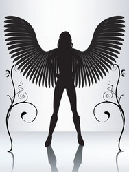 Dark Angel Vector Images (over 1,600)