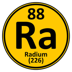 Periodic Table Element Radium Icon Vector Images (48)