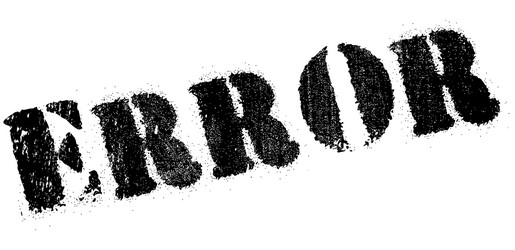 Error rubber stamp Royalty Free Vector Image - VectorStock