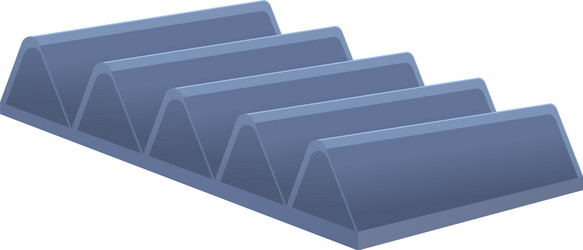 Soundproofing barrier icon cartoon style Vector Image