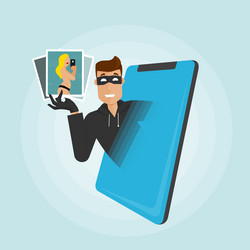 Phone Thief Vector Images (over 1,300)