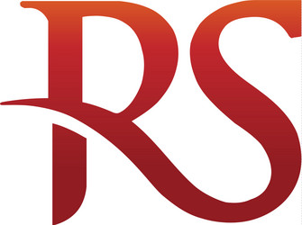 Letter r and s rssrletter logo Royalty Free Vector Image