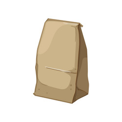 Shop paper bag cartoon Royalty Free Vector Image