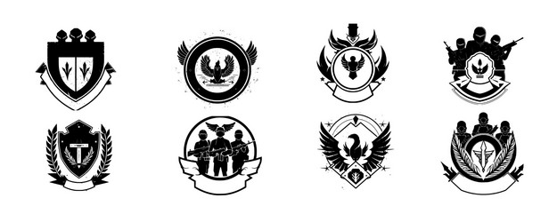 Squad emblem set 1 Royalty Free Vector Image - VectorStock