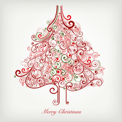 Curly tree Royalty Free Vector Image - VectorStock