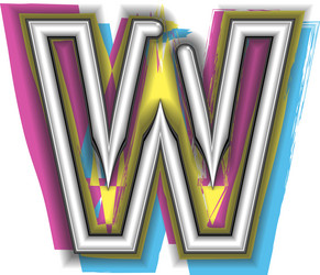 Neon W Vector Images (over 620)