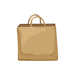 Shop paper bag cartoon Royalty Free Vector Image