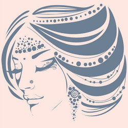 Face Indian Women Vector Images (over 600)