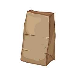 Shop paper bag cartoon Royalty Free Vector Image