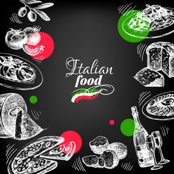 Italian restaurant icon Royalty Free Vector Image