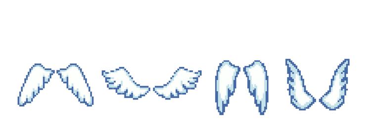 8 bit snowflake icon pixel retro arcade game Vector Image