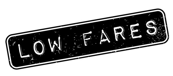 Low fares rubber stamp Royalty Free Vector Image