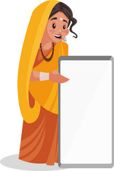 Priestess cartoon character Royalty Free Vector Image