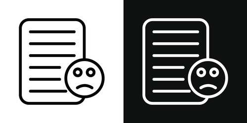 Complaints icon set customer feedback check form Vector Image