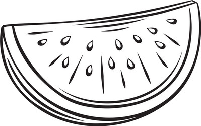 Watermelon Outline Vector Images (over 7,200)