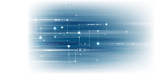 Blue light tech background Royalty Free Vector Image
