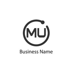 Ad a d swoosh letter logo design with modern Vector Image