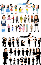 Isometric People Silhouette Vector Images (over 6,200)