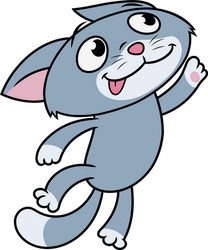 Cat Reaching Vector Images (82)