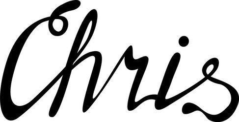 Penelope name lettering tinsels Royalty Free Vector Image