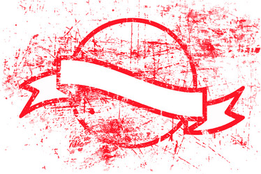 Red circle grunge rubber stamp template Royalty Free Vector