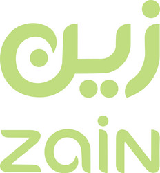Zain telecom company Royalty Free Vector Image