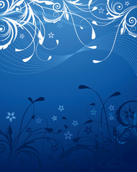 Blue Floral Background Vector Images (over 140,000)