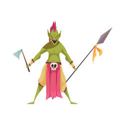Evil character mummy composition Royalty Free Vector Image