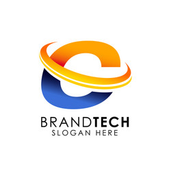 C fly logo Royalty Free Vector Image - VectorStock