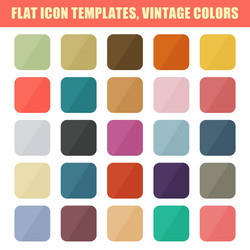 Set of colorful app icon templates frames Vector Image