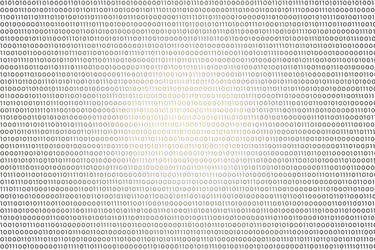Code screen gray numbers background Royalty Free Vector