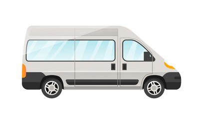 Ford transit passenger van l2h2 2014-2018 Vector Image